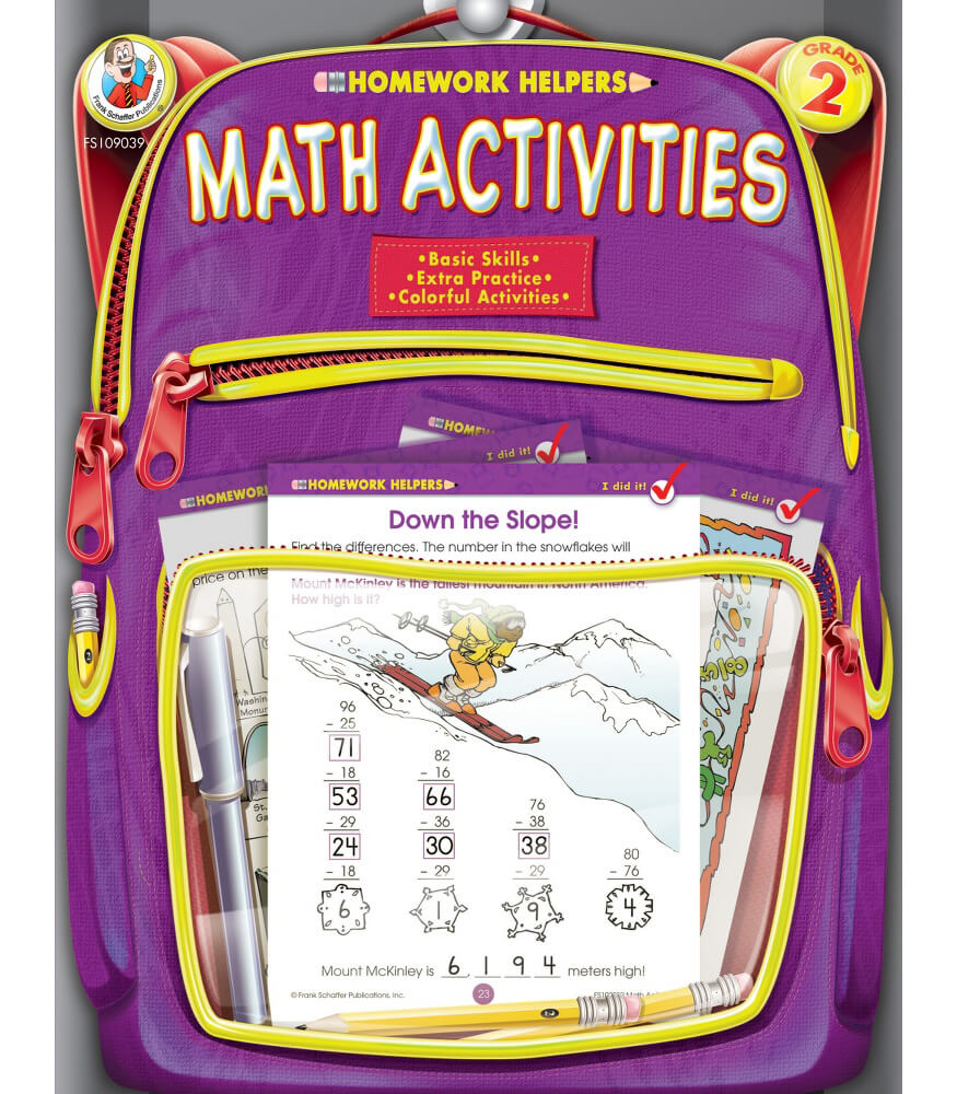 Math Activities Workbook Grade 2 Carson Dellosa Publishing Math Activities Workbook Grade 2 Carson Dellosa Publishing
