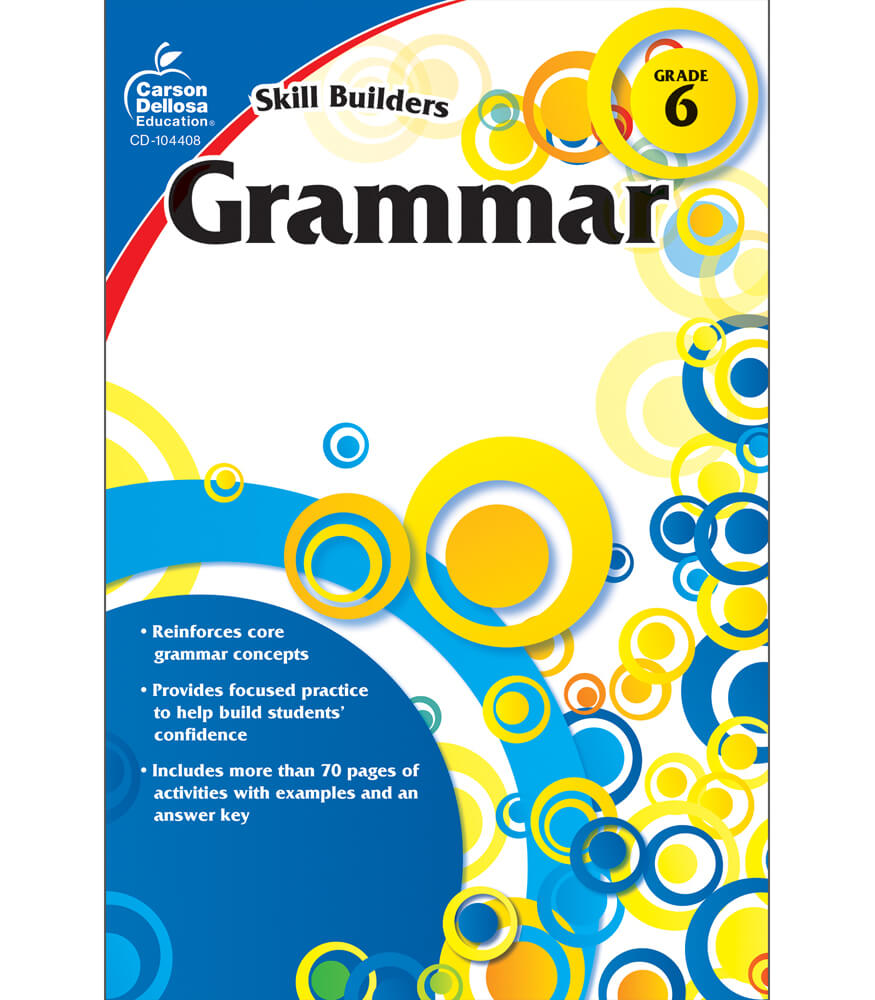 Grammar Workbook Grade 6 Carson Dellosa Publishing