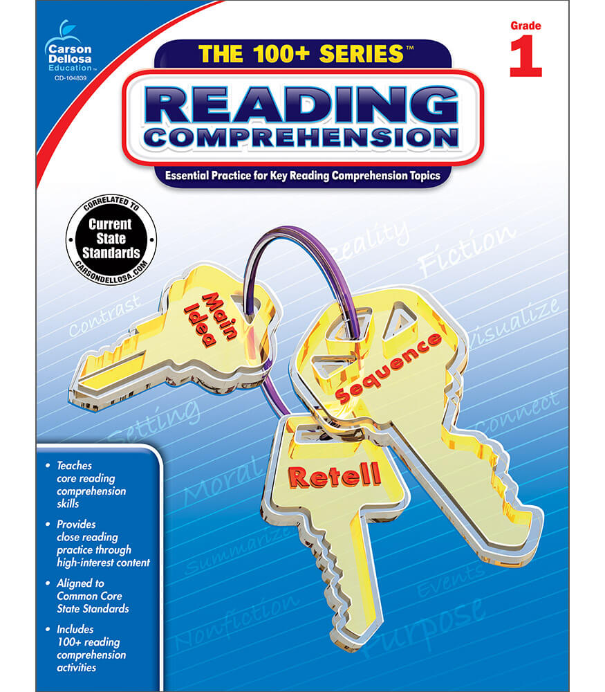 Reading Comprehension Workbook Grade 1 Carson Dellosa Publishing