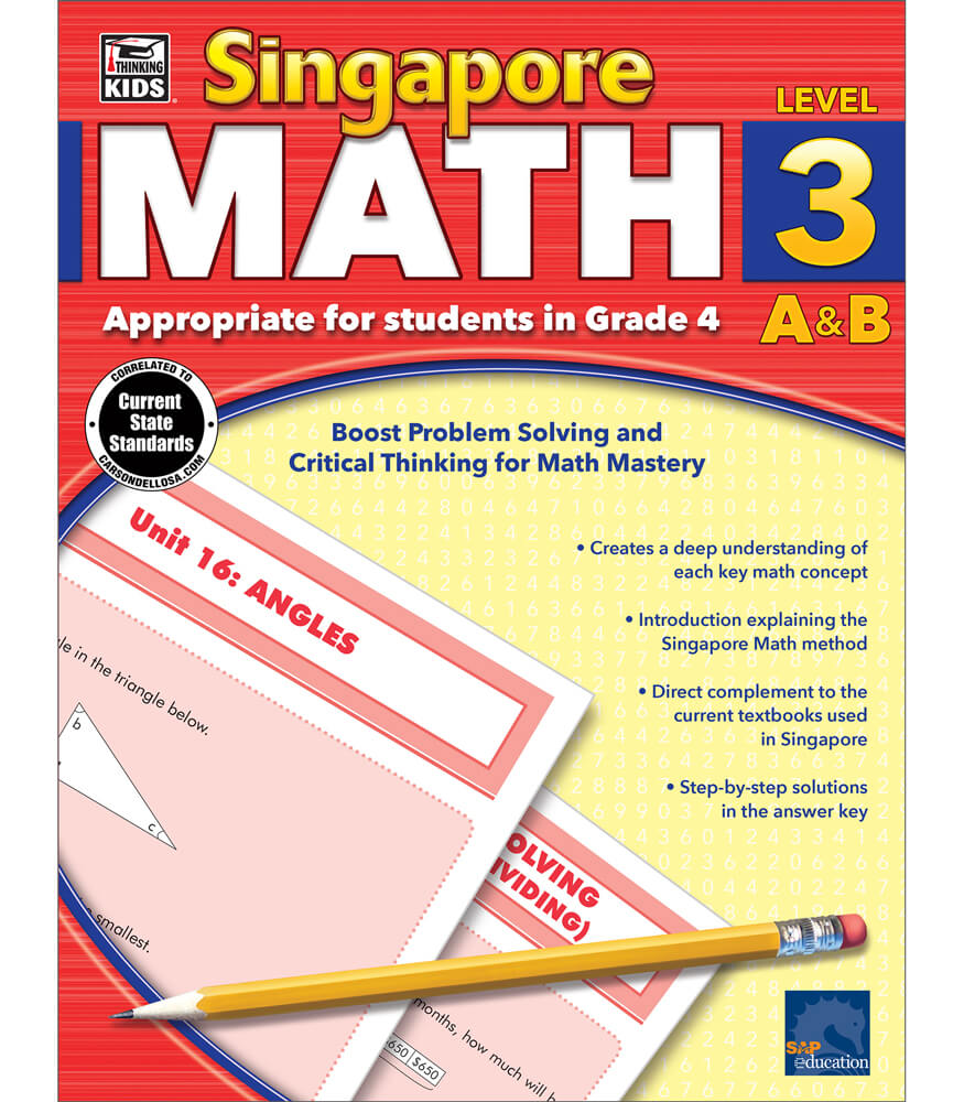 Singapore Math Workbook Grade 4 Carson Dellosa Publishing Singapore Math Workbook Grade 4 Carson Dellosa Publishing