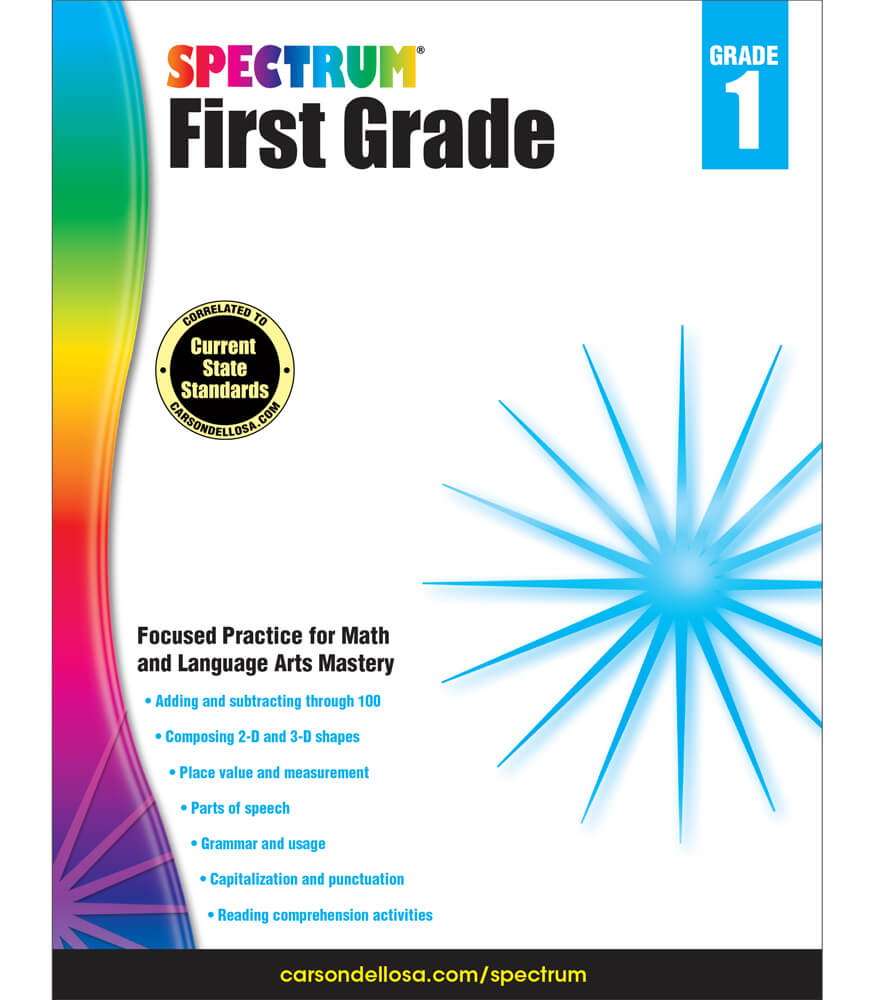 Spectrum First Grade Workbook Grade 1 Carson Dellosa Publishing spectrum-first-grade-workbook-grade-1-carson-dellosa-publishing