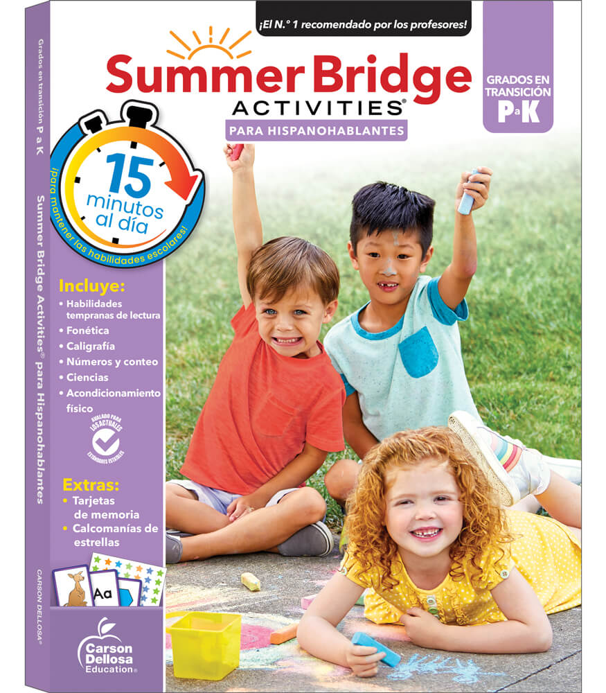 Summer Bridge Activities - Summer Bridge Activities SPANISH PreK-K #705432